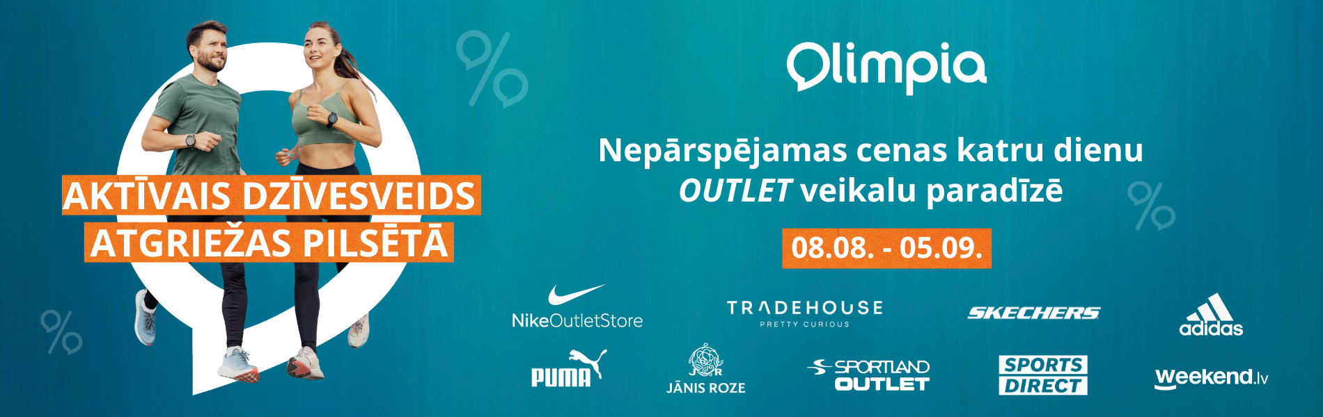 Shopping center Olimpia - Sports OUTLET store paradise – Olimpia